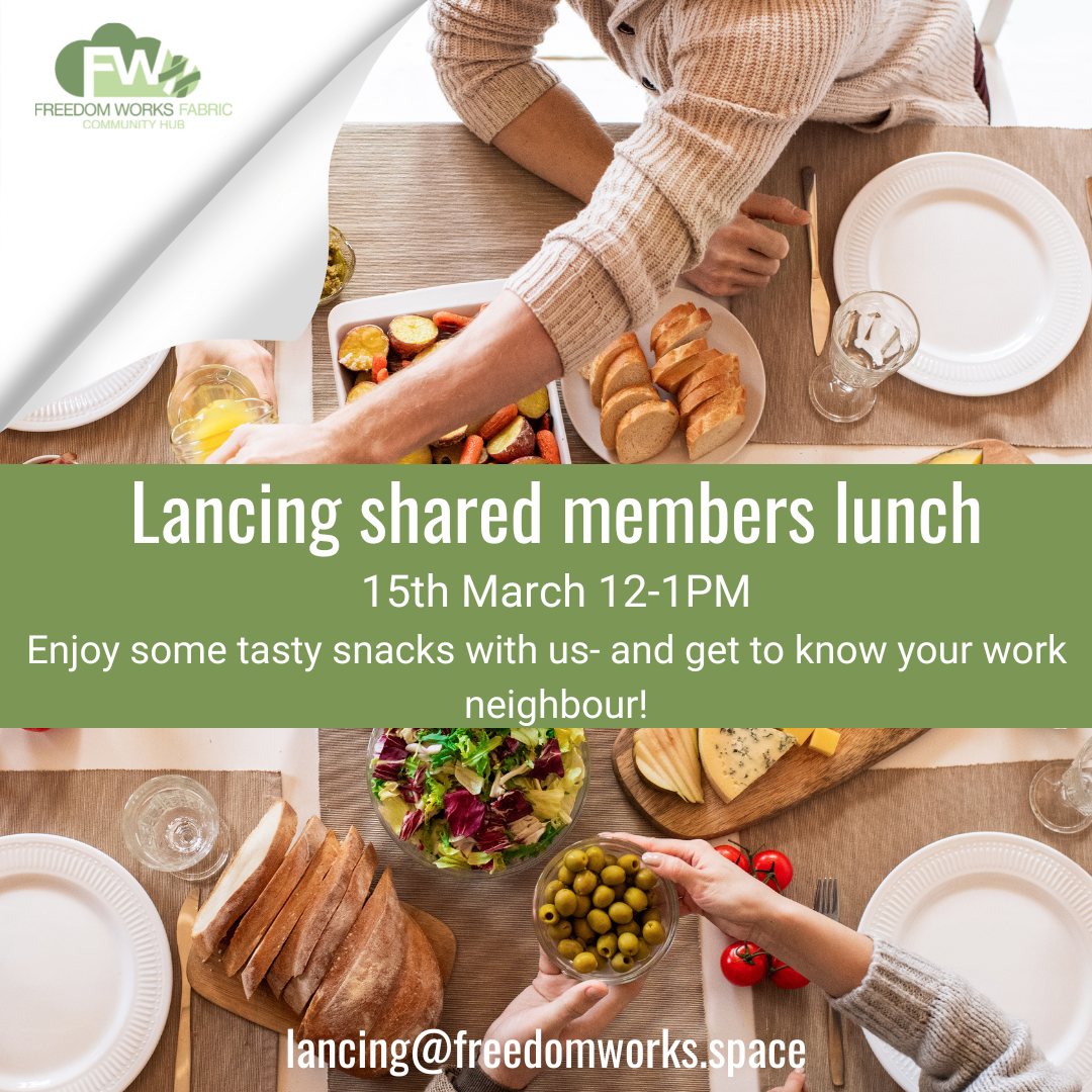 Lancing Fabric Quarterly Members Shared Lunch - Freedom Works